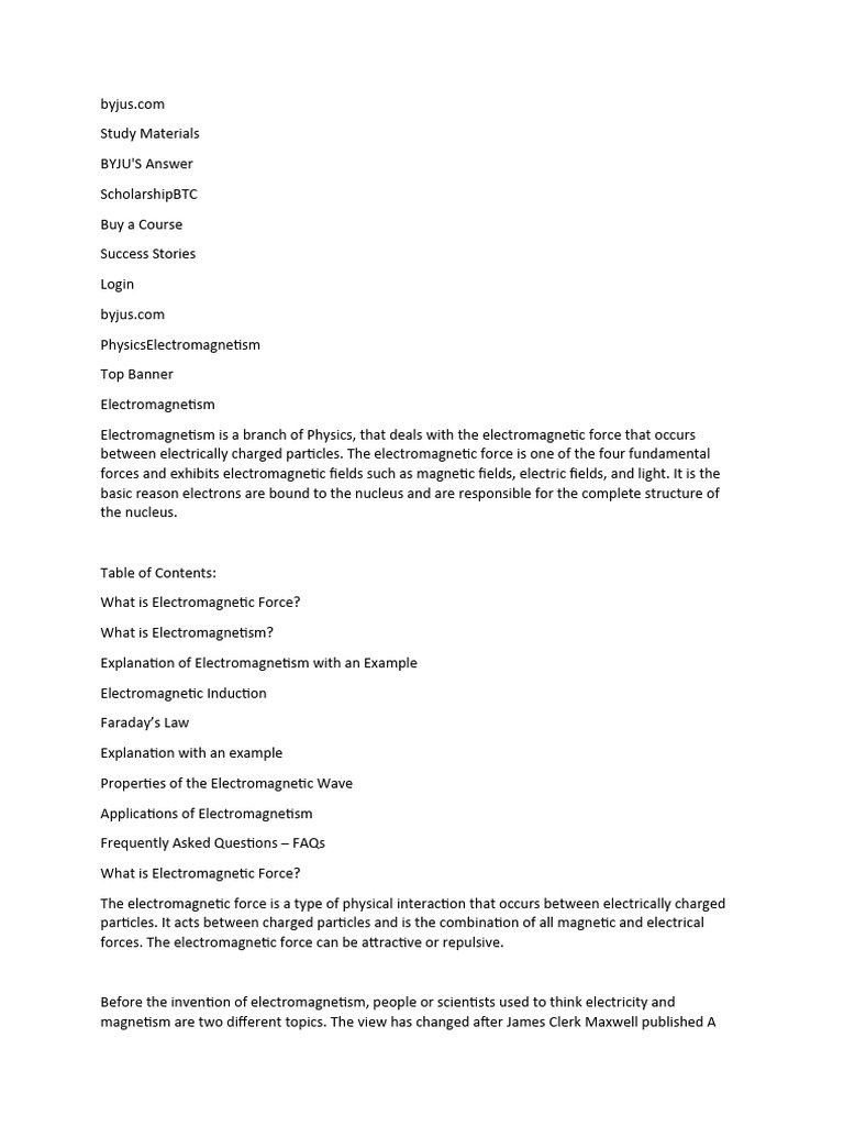 Phy | PDF | Electromagnetic Induction | Electromagnetism