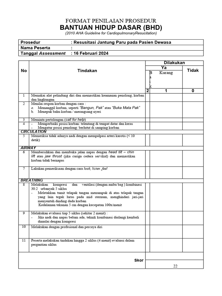 Format Penilaian Lomba RJP 2024 | PDF