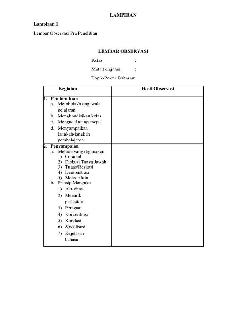 Lampiran Proposal Penelitian | PDF | Art