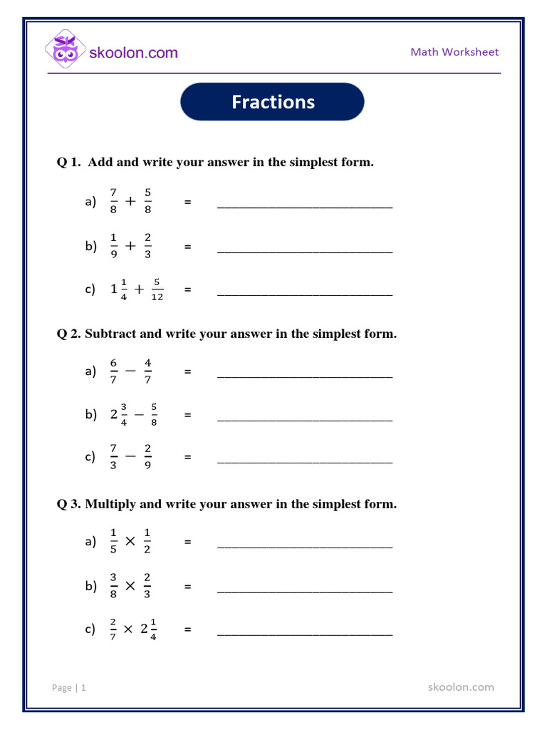 G5-Math-Fractions-422 | PDF | Mathematical Notation | Division (Mathematics)