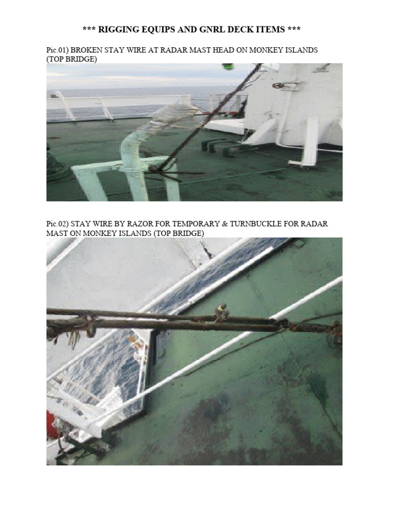 Wire and Ropes Conditions | PDF