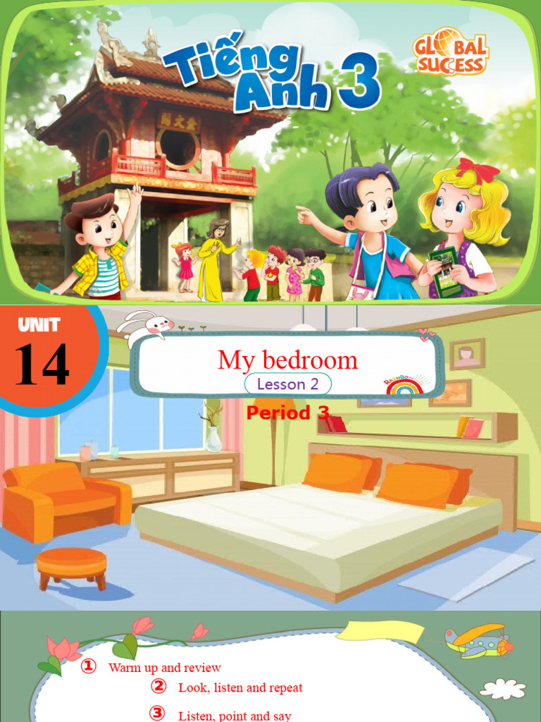 Anh 3 Global Bài Giảng Điện Tử Unit 14 - Lesson 1 - Period | PDF