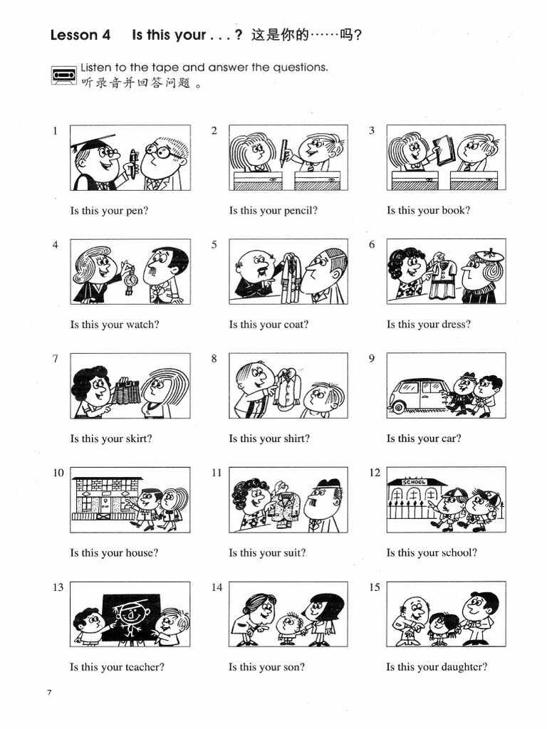 New Concept English 1 Lesson004 Pdf