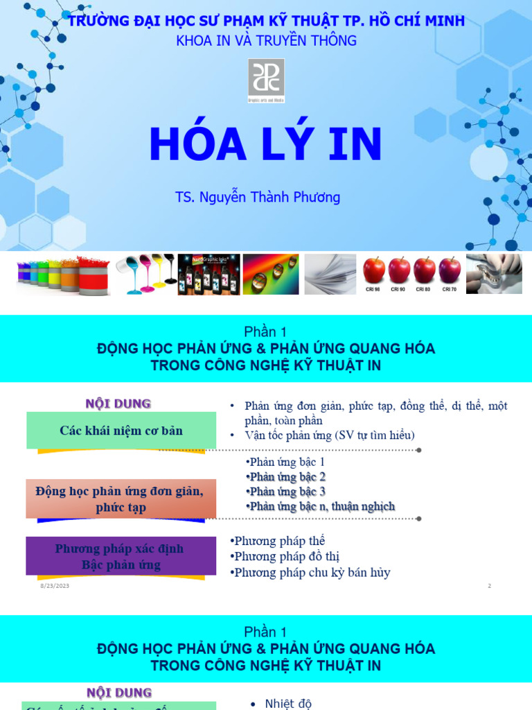 Dong Hoa Hoc Va Phan Ung Quang Hoa | PDF