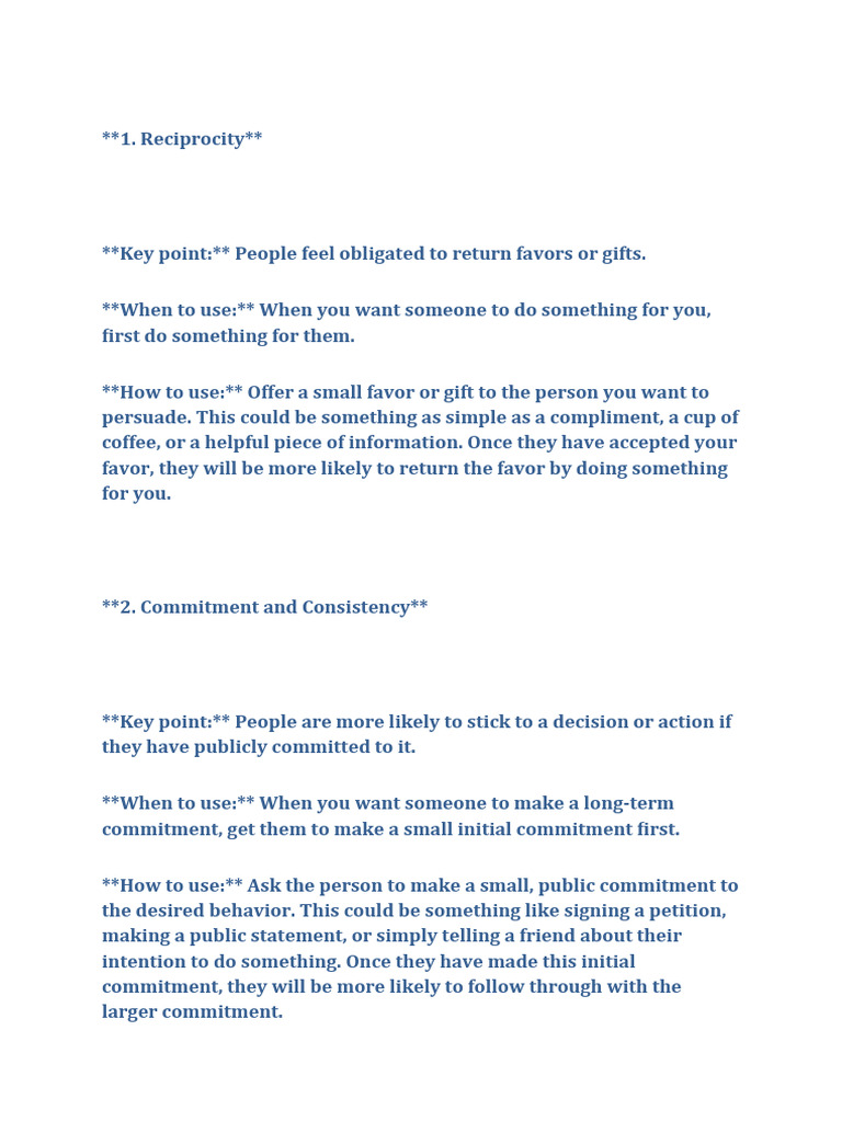 The Psychology of Persuasion (Insights) | PDF | Persuasion | Social ...