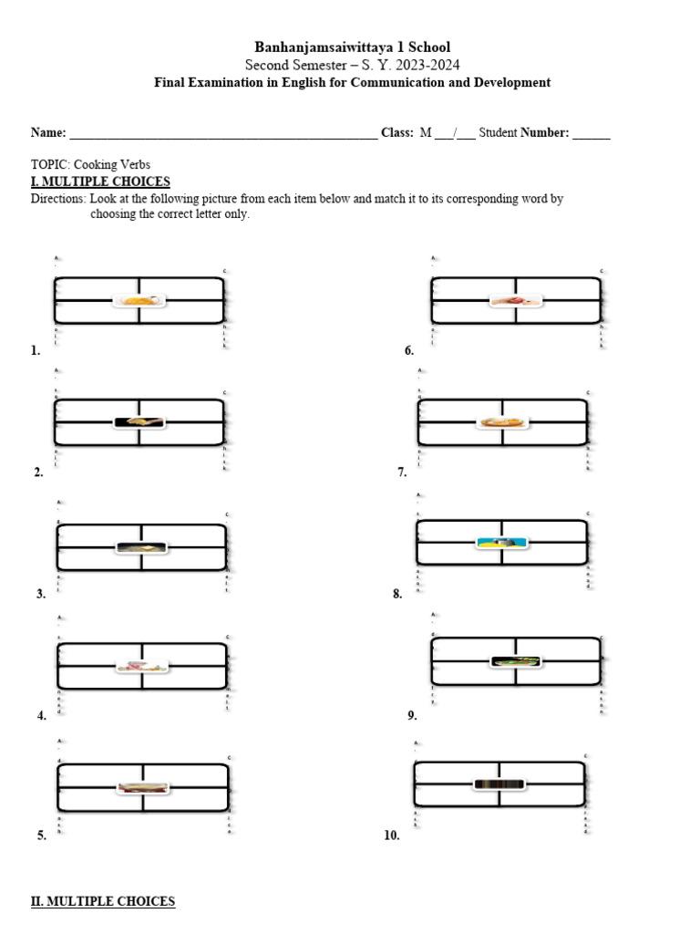 Final Exam (M2) | PDF