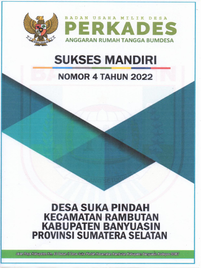 Perkades Art Bumdesa SMSKP | PDF