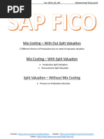 COGS Splitting in SAP S/4HANA Guide | PDF | Cost Of Goods Sold | Inventory