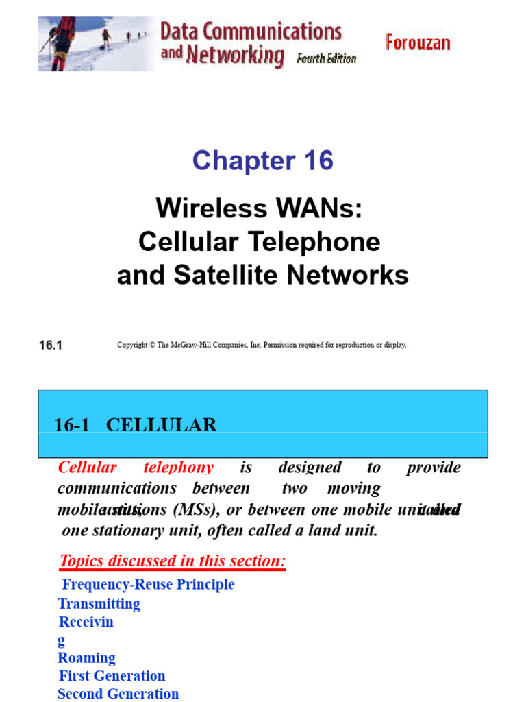 Ch16 Cellular Telephony | PDF | Cellular Network | Satellite
