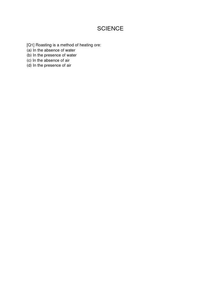Science and Social Science Quiz Questions | PDF
