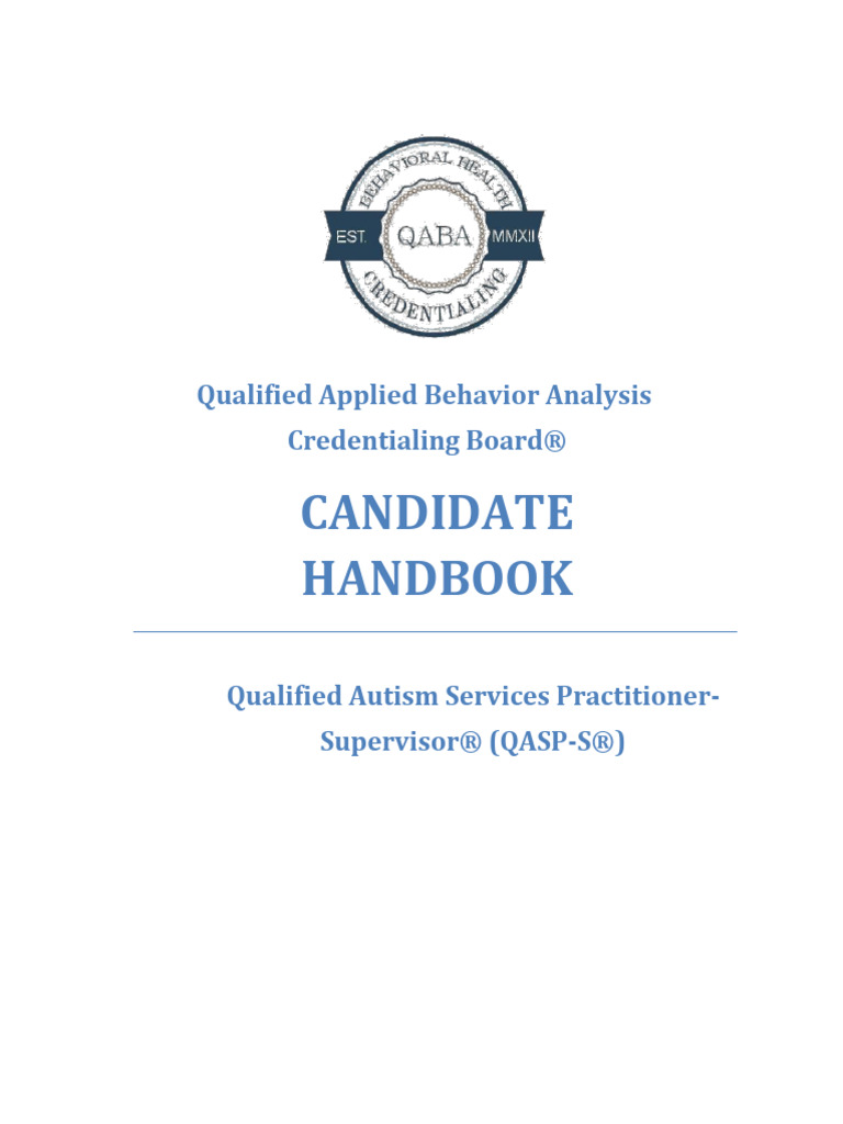 QASP S Handbook January 2022 | PDF