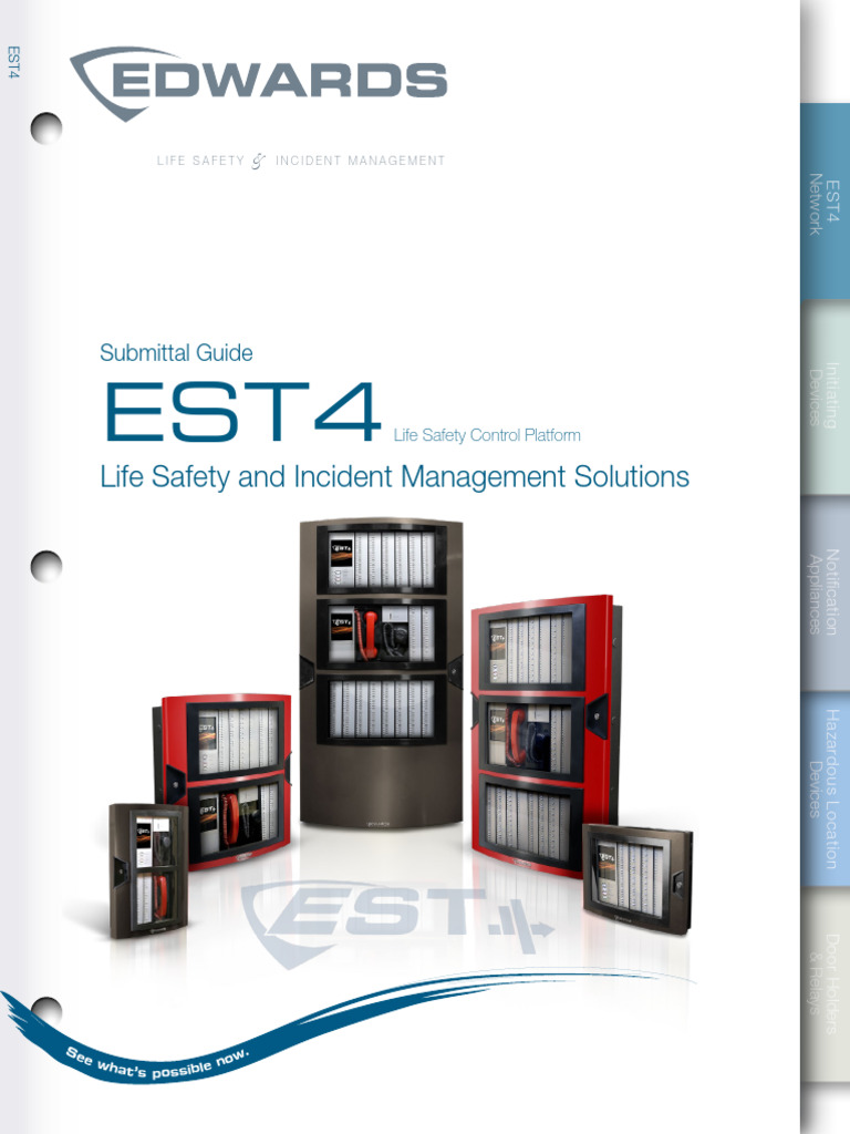 E85014-0019 - EST4 Submittal Guide | PDF | Relay | Computer Network