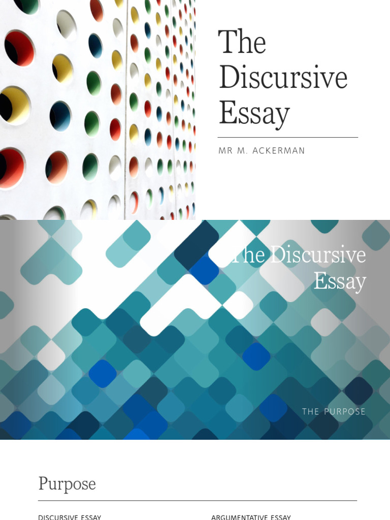 Discursive Essay Writing | PDF