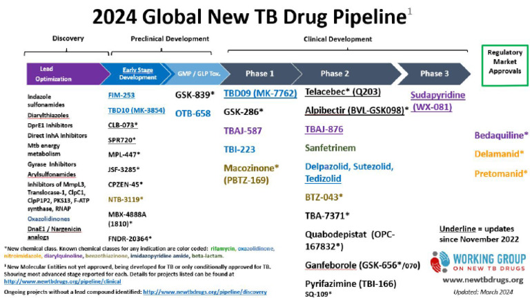 WGND Global TB Drug Pipeline 2024 | PDF