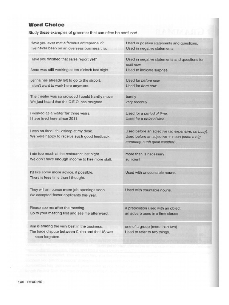 Week 1 - Grammar | PDF