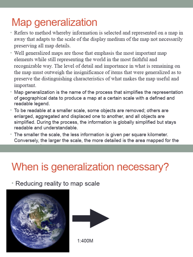 GENERALISATION | PDF | Map | Information