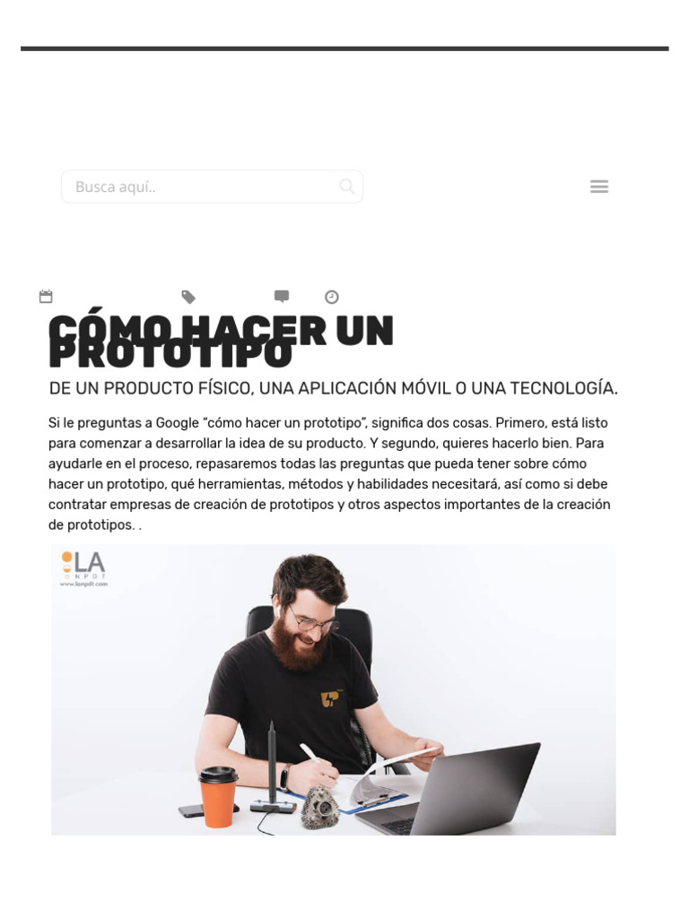 Cómo Hacer Un Prototipo de Un Producto, Una Aplic | PDF | Evolución