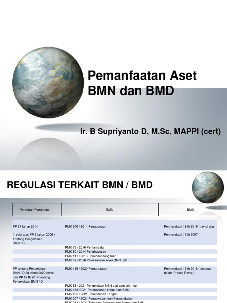 1.pemanfaatan Aset BMN Dan BMD | PDF