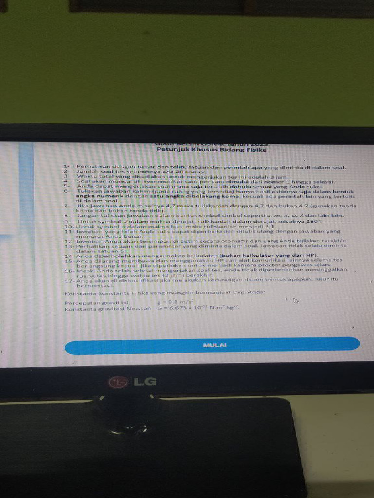 Soal Simulasi KSN 2023 | PDF