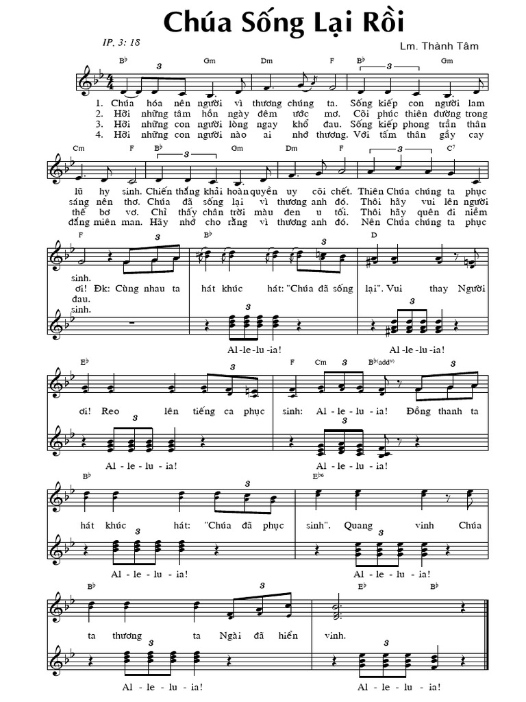 Chua Song Lai Roi Thanh Tam | PDF