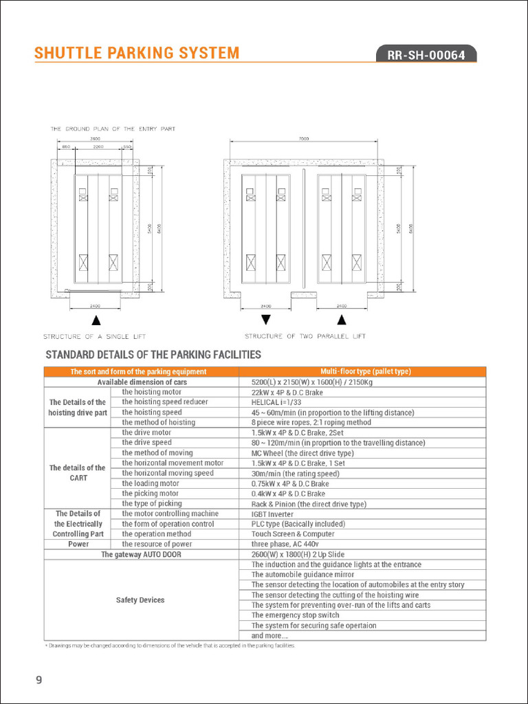 Shuttle Parking System | PDF