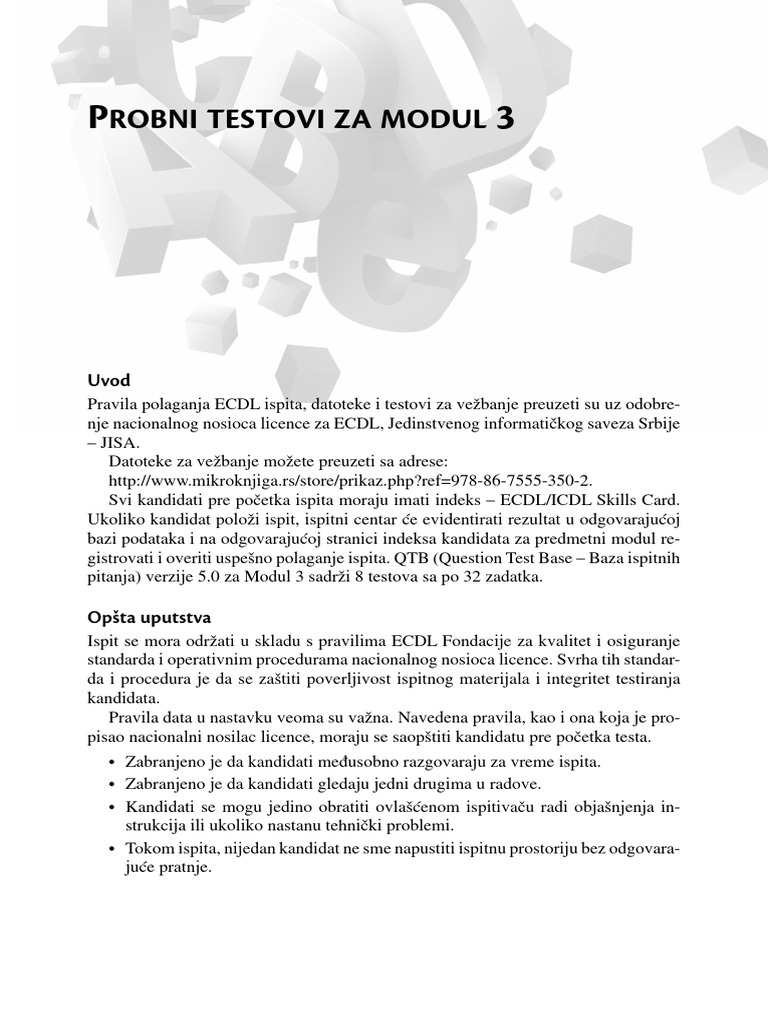 Probni Testovim31 | PDF