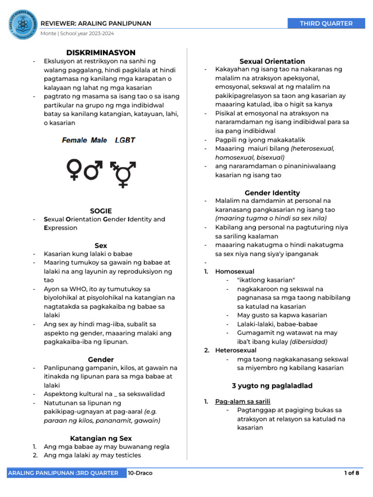 AP - 3rd Quarter Reviewer | PDF