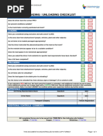 CP 12-2 Checklist - Loading and Unloading | PDF | Cargo | Trailer (Vehicle)