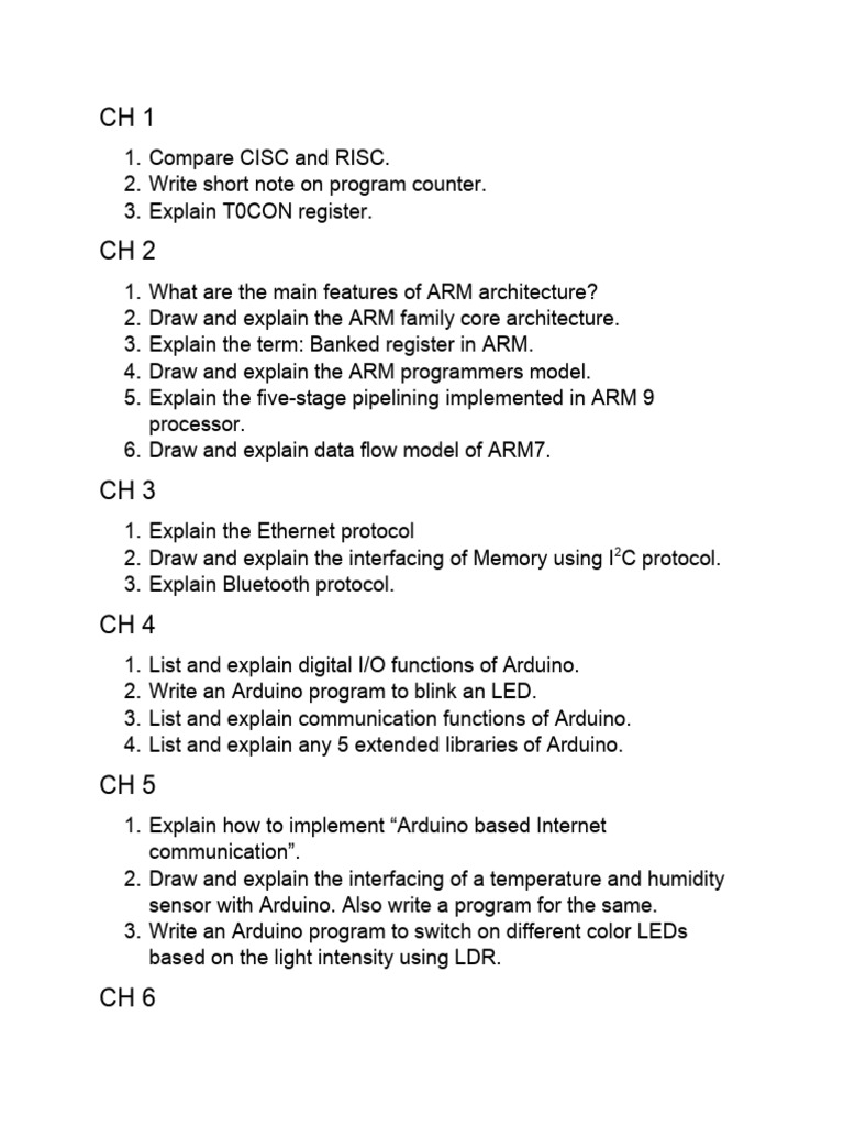 Imp - Introduction To Embeded Systems | PDF