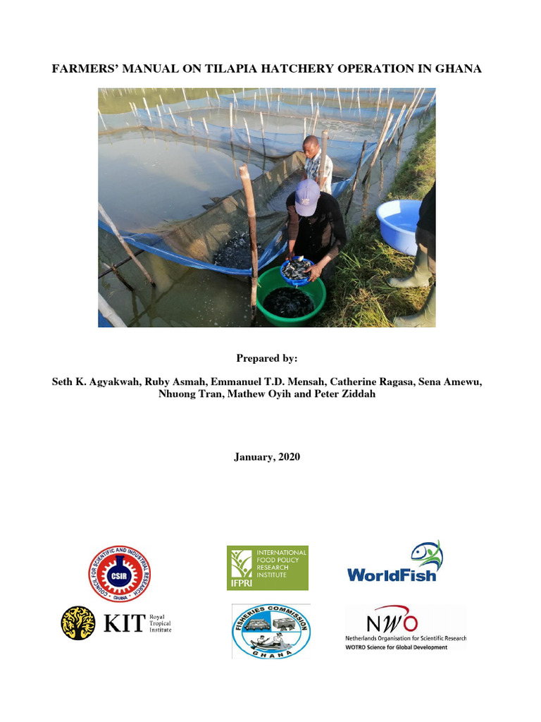 Tilapia Hatchery Operation Guide | PDF | Dam | Pond