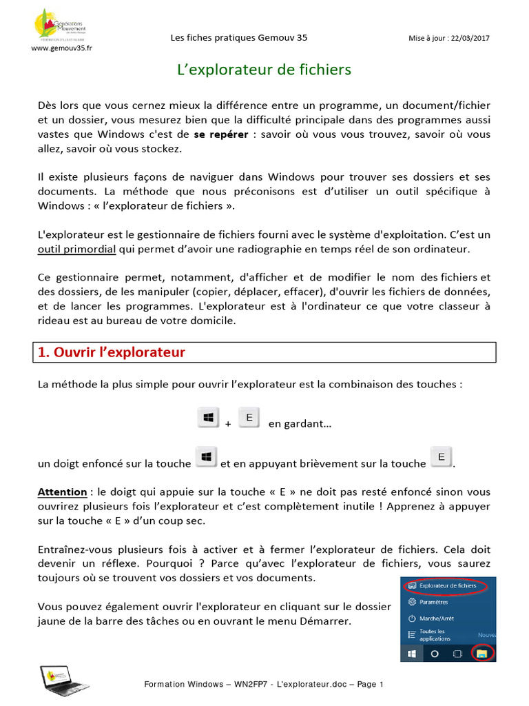 Différences entre fichiers et dossiers | PDF | Fichier informatique ...