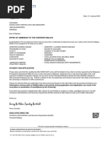 Students Completion Letter | PDF