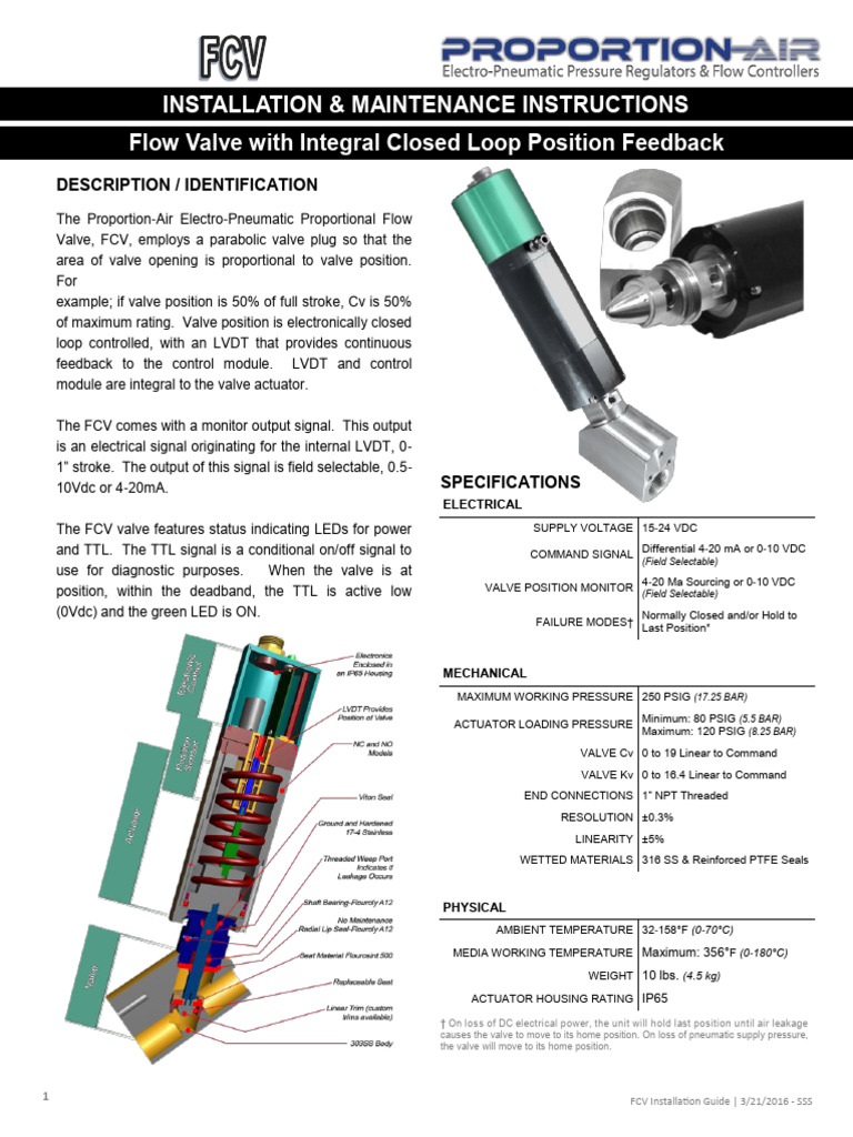 FCV Installation | PDF | Valve | Pipe (Fluid Conveyance)