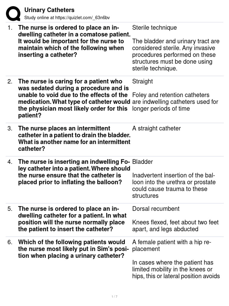 Catheter 1 | PDF | Catheter | Urology
