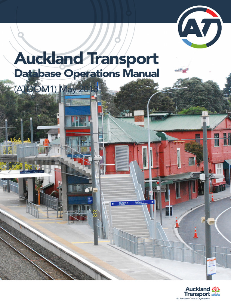 Auckland Transport Database Manual | PDF | Road | Databases