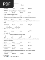 6-sinf Matematika Testlar To'plami | PDF