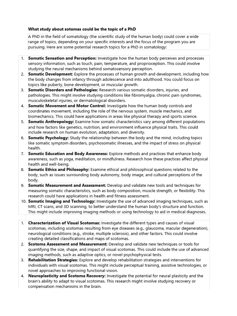 Doc2 Scotoma | PDF | Perception | Medical Imaging