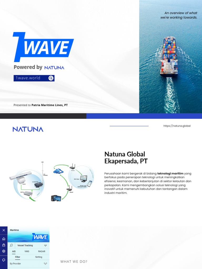 Aplikasi Pelacakan Kapal - 1wave | PDF | Satellite | Information Technology