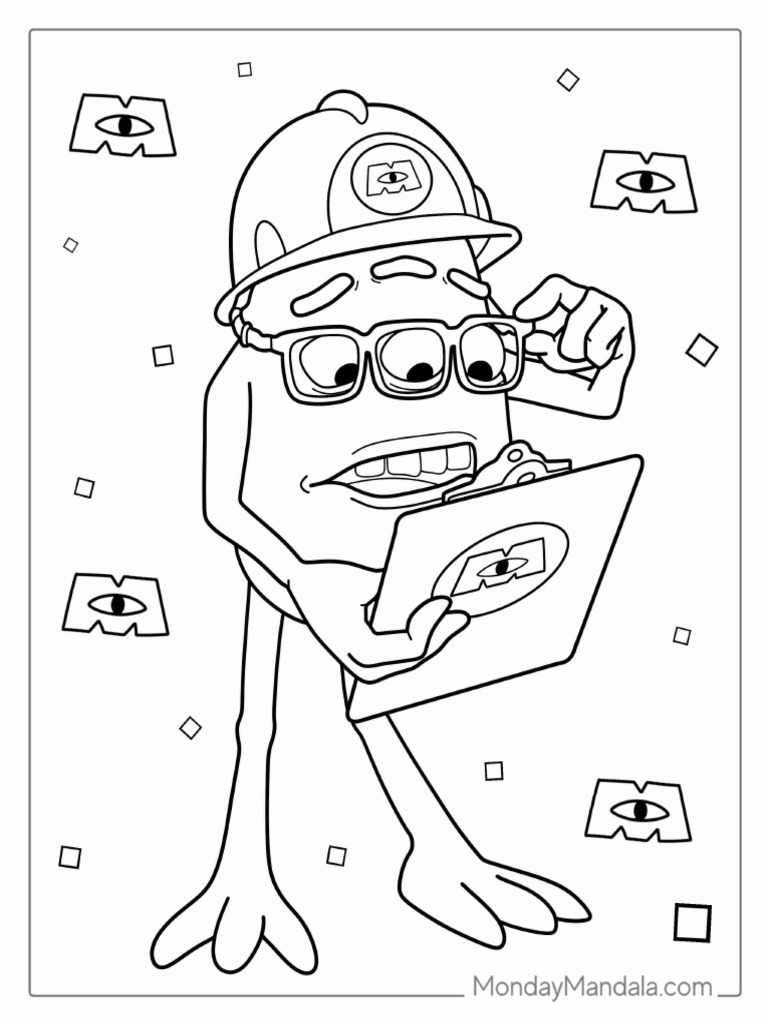 Coloring-Page-Of-Fungus-From-Monsters-Inc | PDF