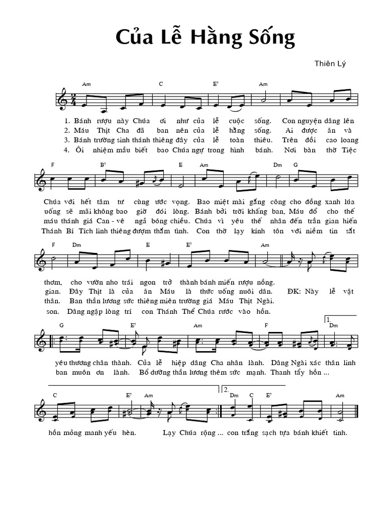 Cua Le Hang Song | PDF