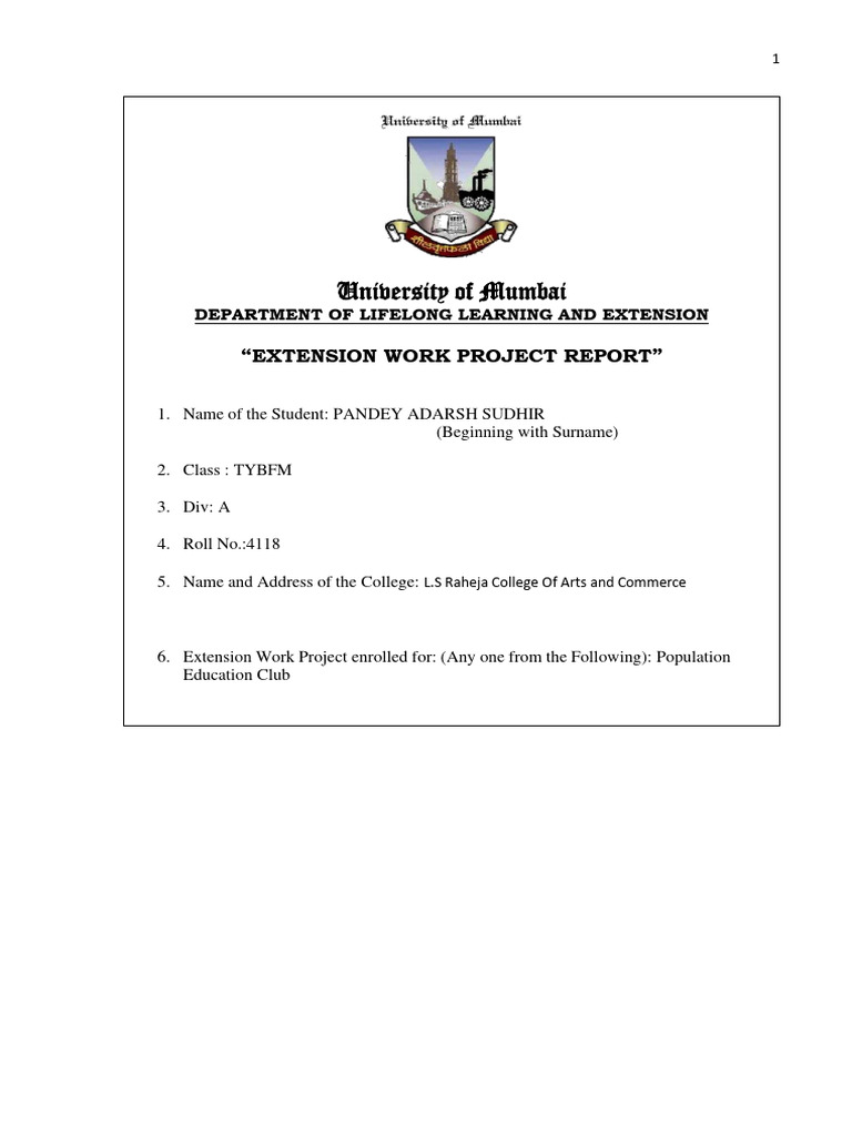 DLLE Project Report 2023-24 Adarsh Pandey 4118 | PDF | Poverty ... DLLE Project Report 2023-24 Adarsh Pandey 4118 | PDF | Poverty ...