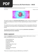 IV Piggyback Medication Administration Steps | PDF | Intravenous ...