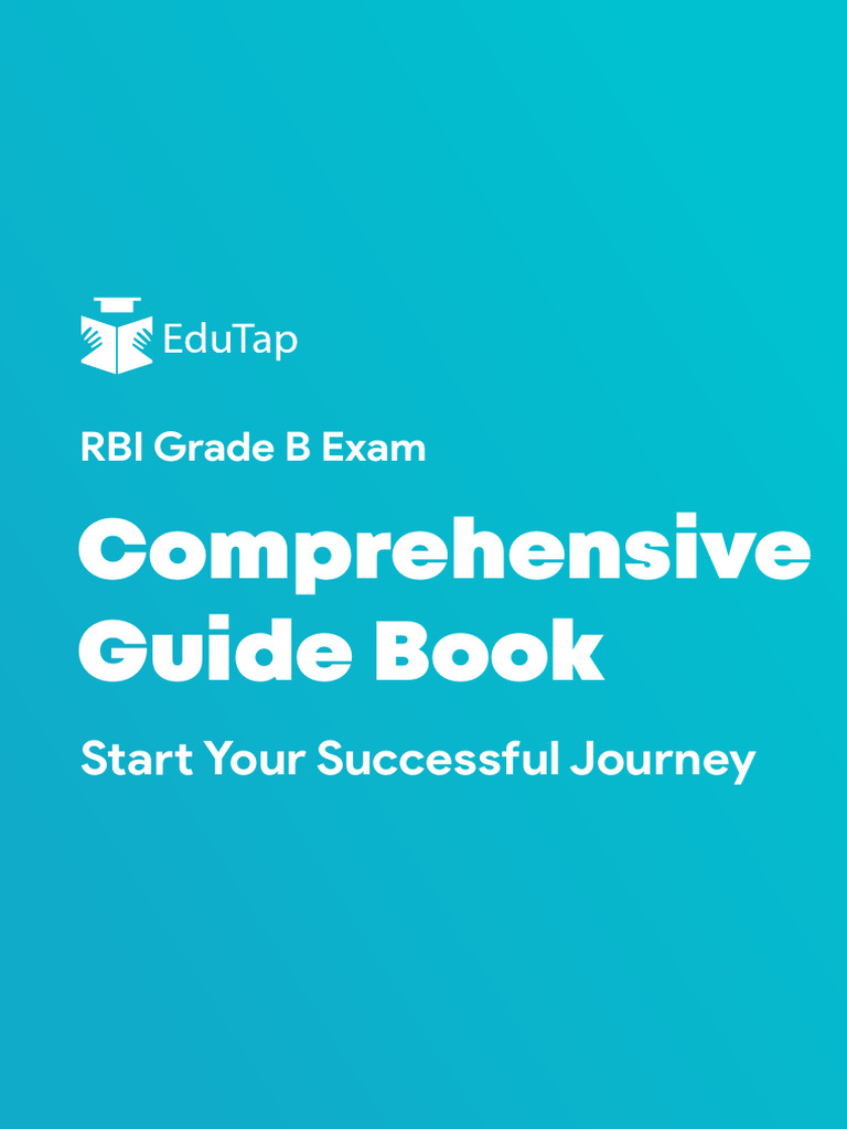 RBI Grade B Comprehensive Guide Book | PDF | Reserve Bank Of India | Banks