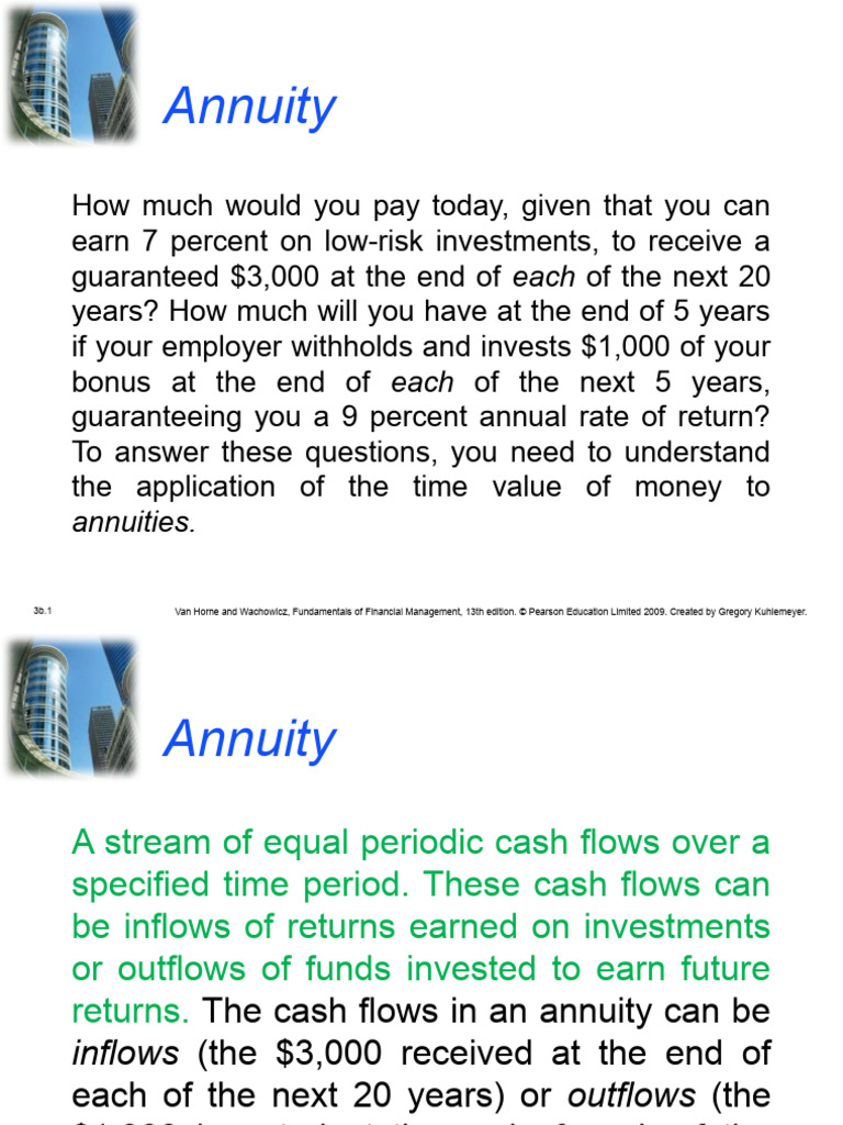 Annuity 1 | PDF | Present Value | Loans