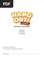 Hang Out 1 Student Book | PDF