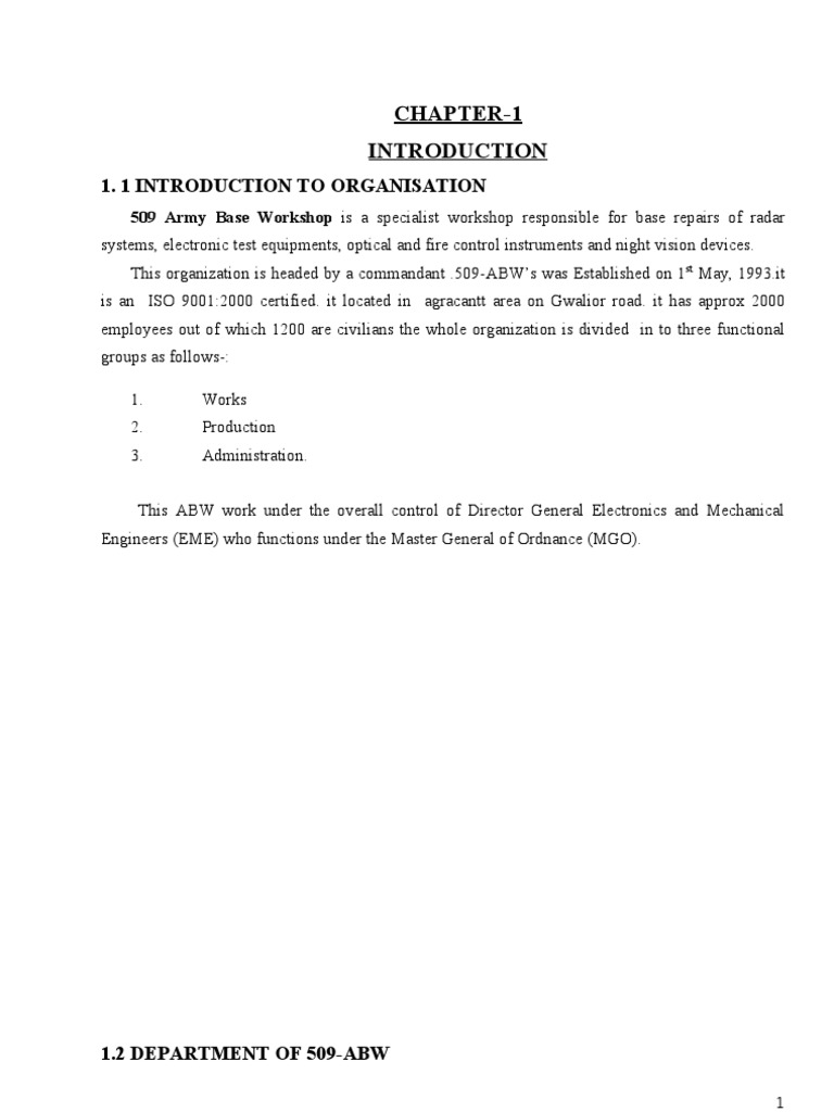 Training Report On 509 Army Base Workshop Agra Cantt | PDF | Electronics | Computing And ...