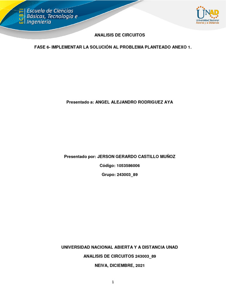 JersonCastillo-243003A - 954-Fase 6 | PDF | Red eléctrica | Filtro ...
