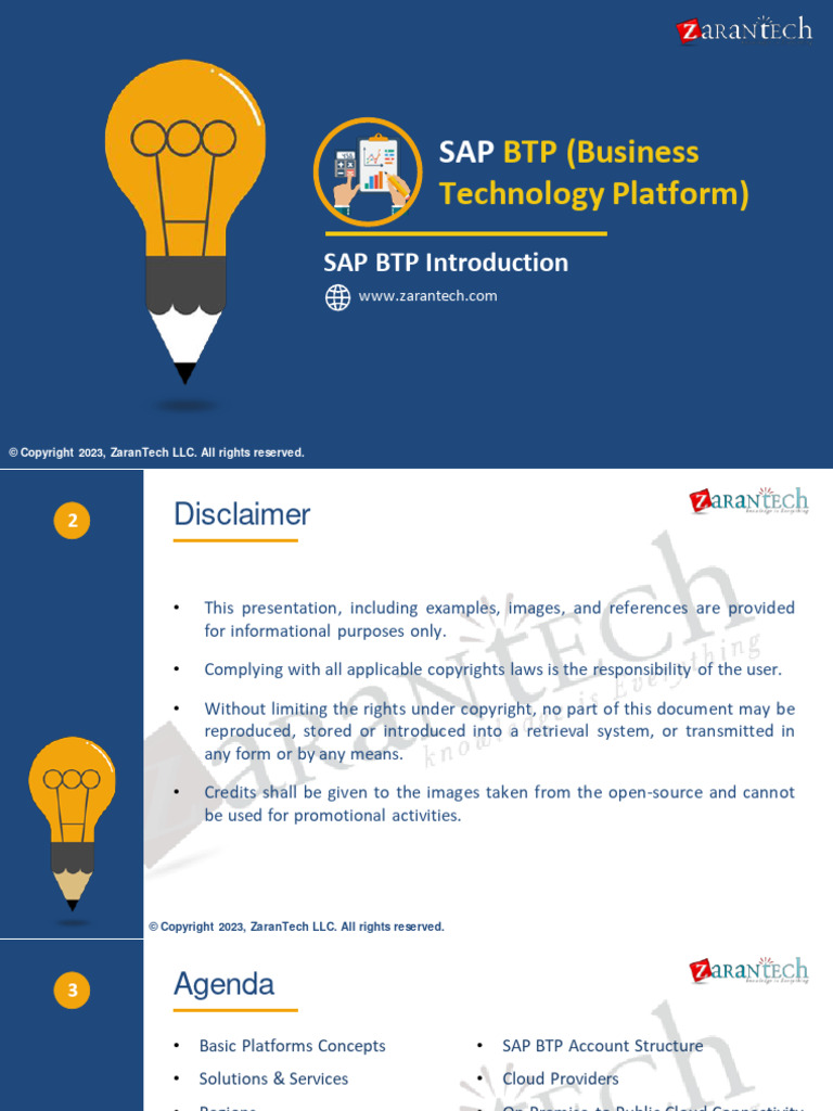 SAP BTP Introduction 1711103051 | PDF | Cloud Computing | Application ...