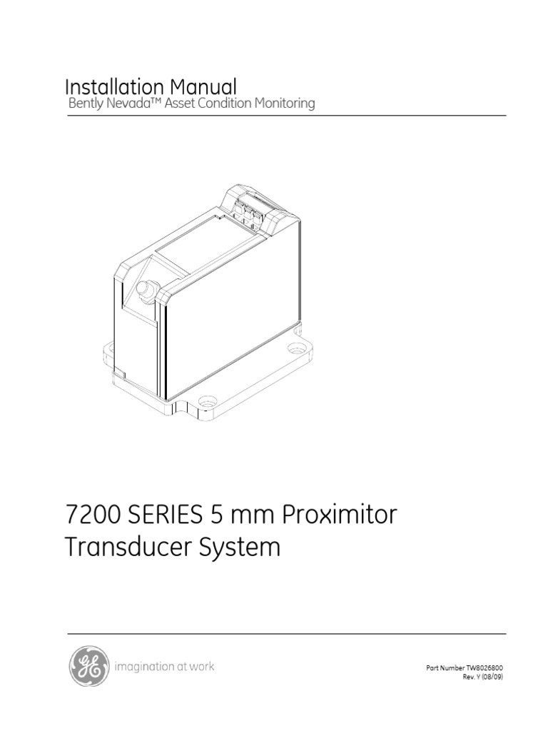 7200 SERIES 5 MM Proximitor Transducer System: Installation Manual | PDF