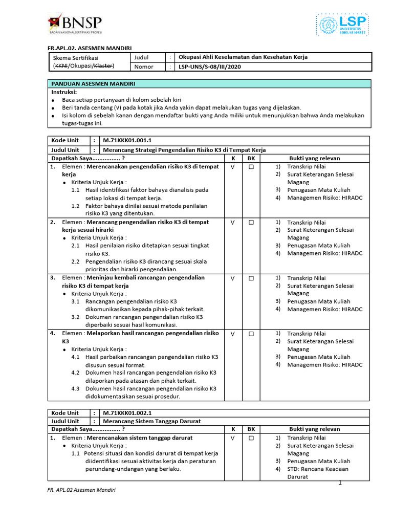 8 - Diasmara Anandhyta - Form APL 02. | PDF